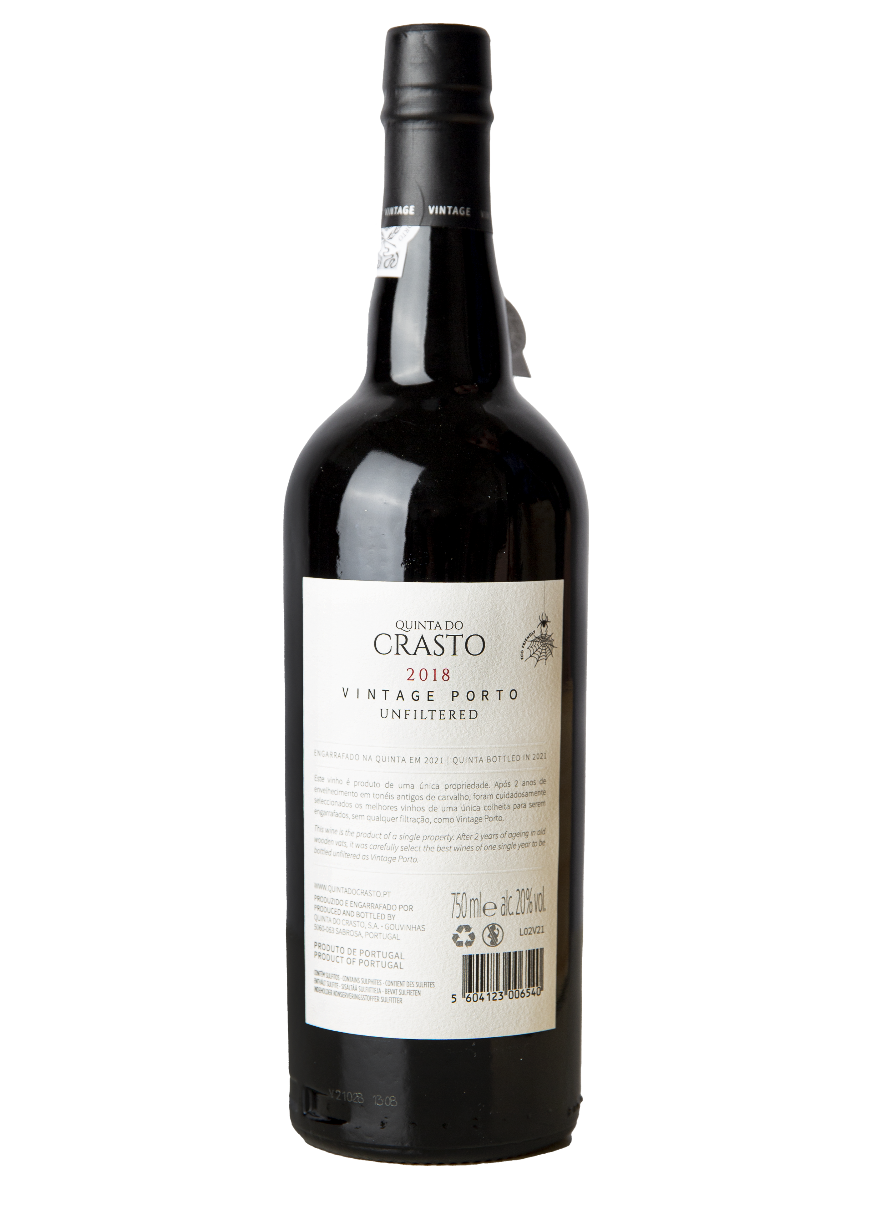 QUINTA DO CRASTO PORTO VINTAGE 2018 750 ML | Garrafeira Genuína ...